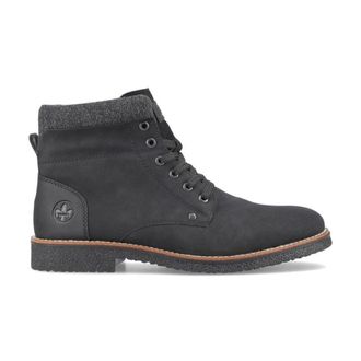 Rieker Schwarze L&auml;ssige Geschlossene Stiefeletten - - Shoes - Herren - Schwarzk - 45 EU