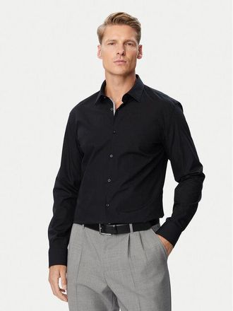 HUGO BOSS Hemd 50570285 Schwarz Slim Fit