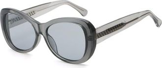 Generic Lunettes De Soleil &Agrave; Monture Large UV400 For Hommes Et Femmes, Id&eacute;ales For La Conduite, Les Vacances Et Les Photos &Agrave; La Plage.(Gray)