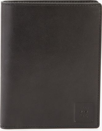 Eden Park Portefeuille Passeport En Cuir Noir Old Ref