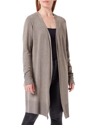Jack & Jones JACK & JONES Damen Jjxx Jxmiley Ls Soft Long Cardigan Knit Noos Strickjacke, Brindle, XL