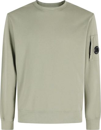 C.P. Company C.p. Company, Homme, Sweatshirts et sweats &agrave; capuche, Gris, Taille: XL SweaT-shirt ras du cou en molleton l&eacute;ger