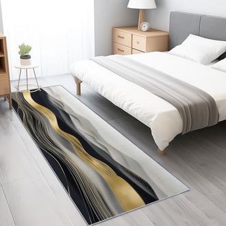 Generic Tapis de Passage Simple Peinture &agrave; lencre Style Chinois 60 x 120 cm Antid&eacute;rapant et Lavable Interieur Rug, Gris Tapis de Couloir pour Entree Couloir S