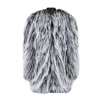 Sportmax Schwarzer Polyester Mantel - - Jackets - Damen - Schwarzk - S
