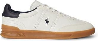 Polo Ralph Lauren Baskets basses brod&eacute;es en cuir de vache