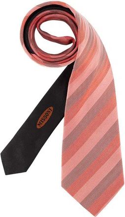 Missoni Herren Krawatte rot Seide College-Streifen