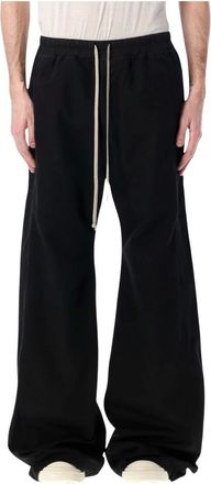 Rick Owens Homme, Pantalons, Noir, Taille: M Wide Pusher Pants