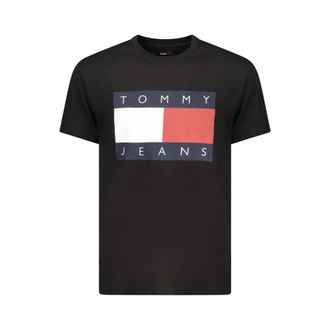 Tommy Hilfiger Nero Baumwoll-T-Shirt - - Tops - Herren - Schwarzk - XL
