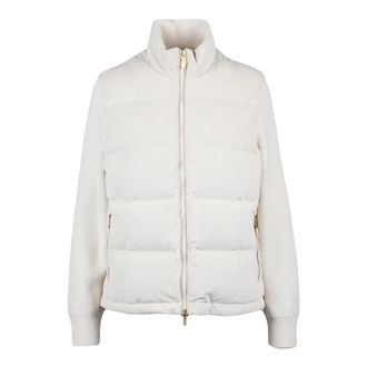 Eleventy Veste en velours c&ocirc;tel&eacute; - Femme - Vestes - Blanc - Taille: 42 FR