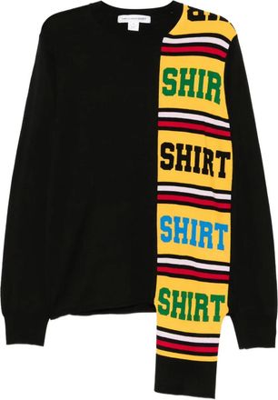 Comme Des Garçons t-shirt à col rond - Noir