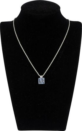 Dior Halskette - Christian Dior Oblique Monogram Crystal Necklace - Gr. unisize - in Mehrfarbig - f&uuml;r Damen