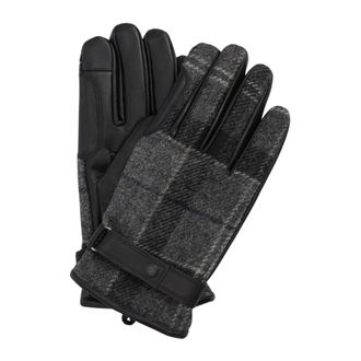 Barbour Newbrough Tartan Handschuhe - - Accessories - Herren - Schwarzk - M