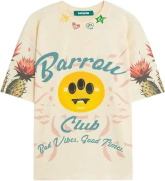 Barrow Barrow, Homme, Tops, Beige, Taille: XS T-shirt en jersey