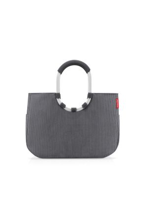 Reisenthel Einkaufstasche, Dunkelgrau, Textil, 46x34.5x25 cm, gro&szlig;es Hauptfach, Freizeit, Koffer & Taschen, Einkaufstaschen