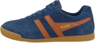 Gola Baskets basses Harrier pour homme, Bleu marine et orange vif (CMA192WU), 44 EU