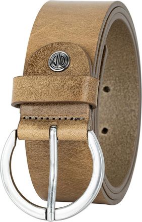 Lindenmann Lederg&uuml;rtel Damen 40 mm Vollrind taupe, Farbe/Color:braun, Size US/EU:Bundweite 100 cm Gesamtl&auml;nge 115 cm W 39.4 XL