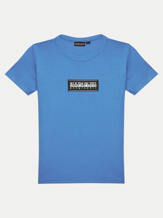 Napapijri T-Shirt Chamois NP0A4ILE S Blau Regular Fit