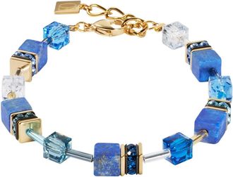 Coeur de Lion Armband - GeoCUBE Iconic Precious Armband - Gr. ONE SIZE - in Blau - f&uuml;r Damen