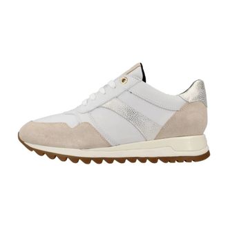 Geox Baskets Casual &Eacute;l&eacute;gantes pour Femmes - Femme - Chaussures - Blanc - Taille: 40 EU