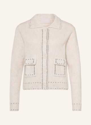 Hemisphere Hemisphere Strickjacke Mit Cashmere weiss