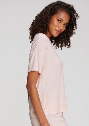 s.Oliver Pyjamaoberteil aus weicher Rippqualität