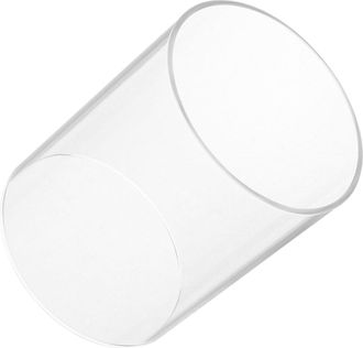 DOITOOL Transparenter Glas Kerzenschirm Winddichtes Staubschutz Windschutzglas f&uuml;r Stumpenkerzen Eleganter Zylindrischer Kerzenhalter f&uuml;r Wohnraumdekoration u