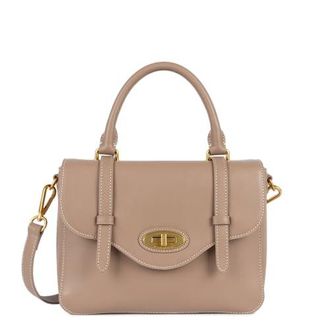Lancaster | Donna Kyla - Cartable Cuir de Vachette Lisse Galet