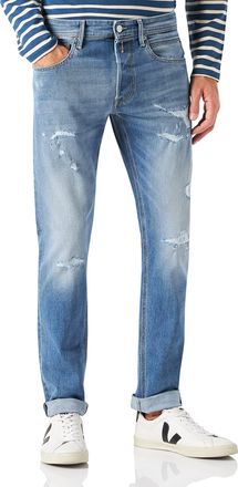 Replay Replay Herren Willbi Jeans, 010 Blue Denim, 34W / 30L EU