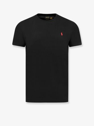 Ralph Lauren Cotton T-shirt with embroidered logo on the front - POLO RALPH LAUREN - gender_Man