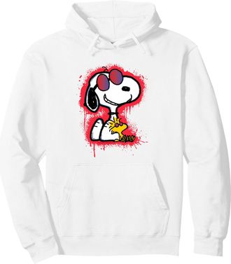 Peanuts Wyldstyle Snoopy Woodstock Graffiti-Schablone Art Pop Pullover Hoodie