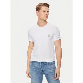 Versace T-Shirt Medusa AUU01005 Weiß Slim Fit