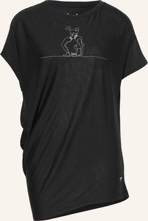 super.natural Funktionsshirt Cat Yoga schwarz