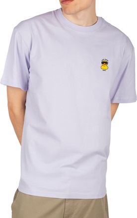 Iriedaily T-Shirt Lazy Sunny Day Emb, Bio-Baumwolle, Light Lilac, XL