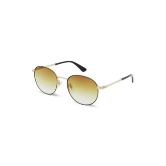 Police Femme, Accessoires, Jaune, Taille: ONE Size Lunettes de soleil &agrave; monture m&eacute;tallique