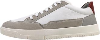 Geox Herren U SEGNALE A Sneaker, White/Grey, 43 EU