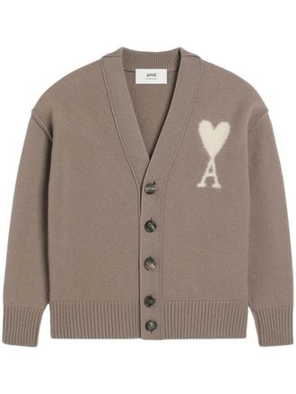 Ami cardigan à logo Ami De Coeur - Tons neutres