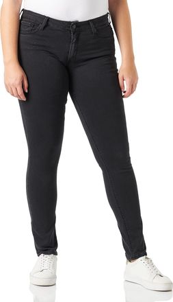 Replay Damen New Luz Jeans, Grau (097 Dark Grey), 26W / 32L