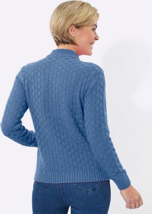 Witt Strickpullover Strickpullover Langarm Strukturstrick