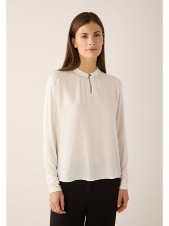 More & More Klassische Bluse feminine Shirtbluse, Materialmix