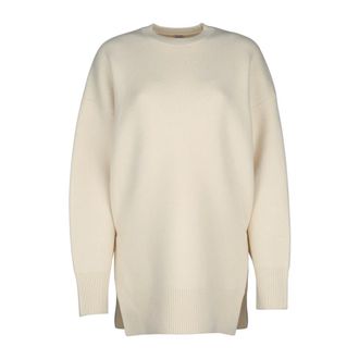 Toteme Femme, Pulls, Beige, Taille: 36 FR Pull &agrave; double tricot Pullover