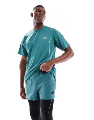 adidas adidas Training - Power - Short - Sarcelle d&eacute;lav&eacute;-Bleu