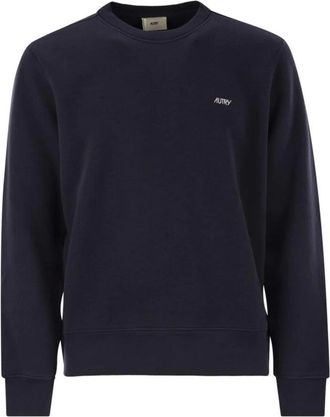 Autry Homme, Sweatshirts et sweats &agrave; capuche, Bleu, Taille: XL Crewneck SweaT-shirt