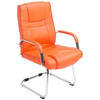 Clp Chaise visiteur Attila similicuir Orange
