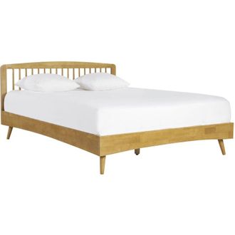 Miliboo Doppelbett 160x200 aus Holz TERRY