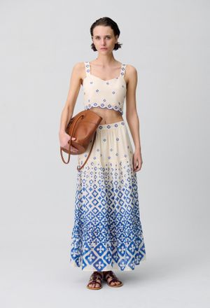 Claudie Pierlot Langer Rock im Provence-Stil