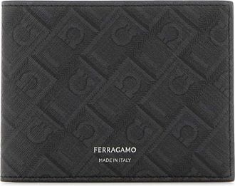 Ferragamo Homme, Accessoires, Gris, Taille: ONE Size Monogram Wallet