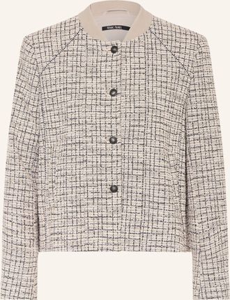 Marc Aurel Marc Aurel Kastenjacke Aus Boucl&eacute; Mit Glitzergarn beige