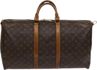 Louis Vuitton unisex, Pre-owned, Brun, Taille: ONE Size Sac Keepall bandouli&egrave;re Pre-owned