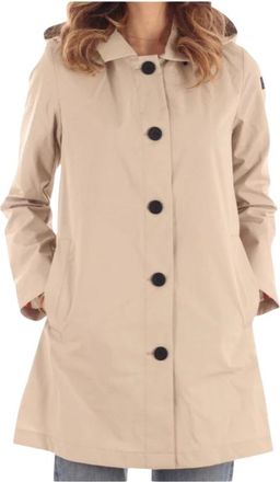 Suns Femme, Manteaux, Beige, Taille: 38 FR Crocetta Conf Trench