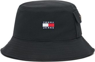 Tommy Jeans Hut Heritage Bucket AM0AM13423 Schwarz